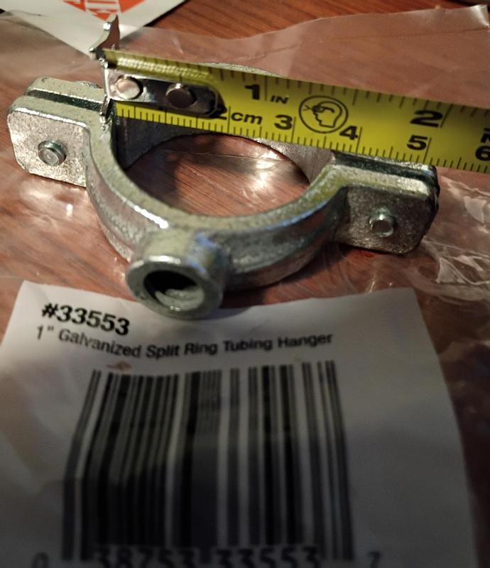 Shop Oatey (1-Pack) 1-in to 1-in dia Galvanized Split ring hanger at ...