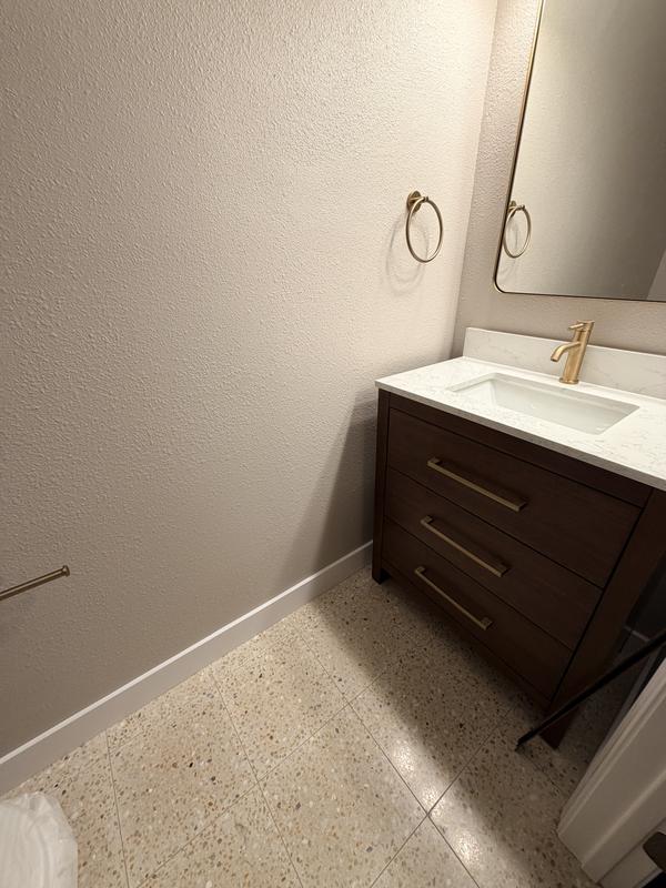 Eviva Curio 36-in Walnut Undermount Single Sink Bathroom Vanity with ...