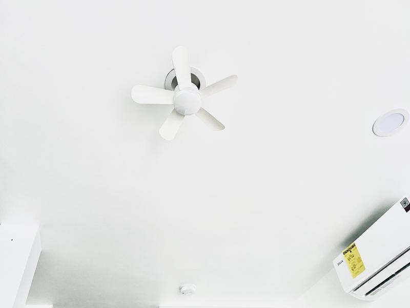 SUNNY ONE Sockets Fans 16-in White Color-changing Indoor Downrod or ...
