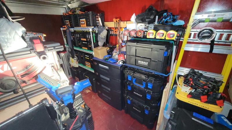 Kobalt CASESTACK 14.16-in W x 21-in H x 13.5-in D 2-Drawer Black ...