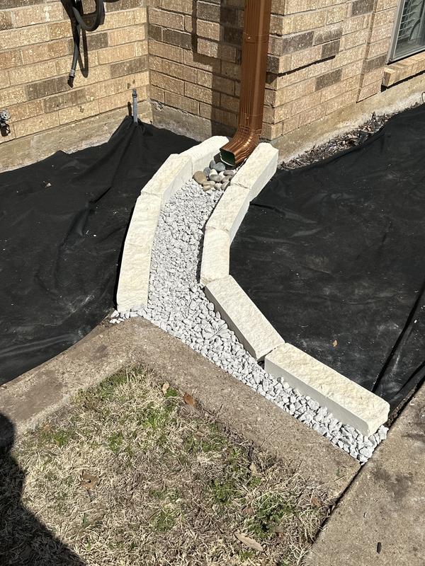 14-in L x 4-in W x 4-in H Limestone Natural Stone Straight Edging Stone ...