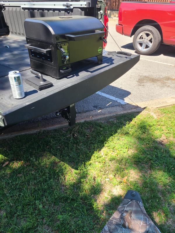 Pit Boss Battery Powered 256-Sq in Black Portable Wood Pellet Grill ...
