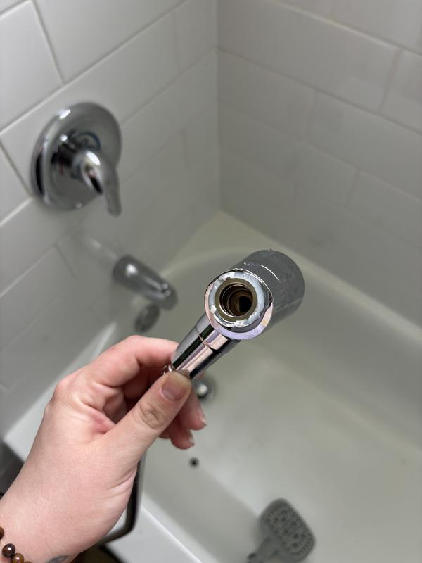allen + roth SOMERTON 4 -Spray Brushed Nichel 5.15-in Handheld Shower ...