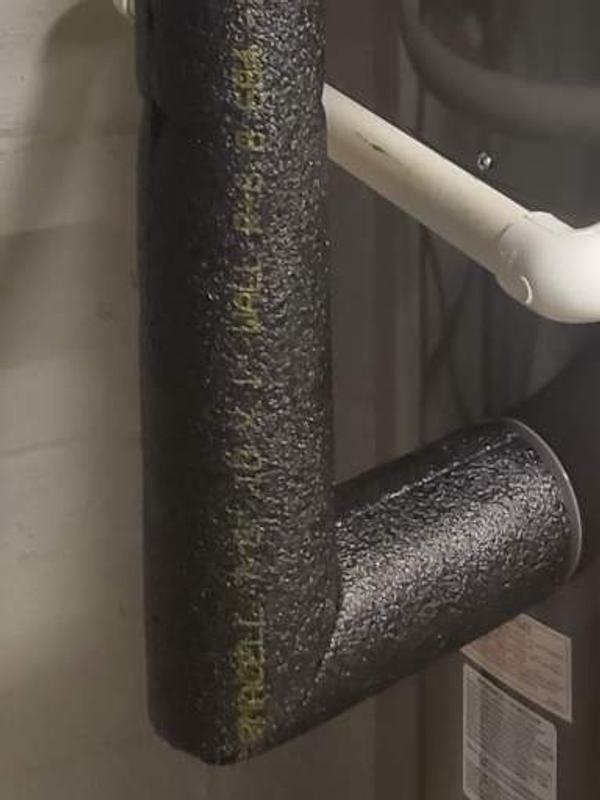 Frost King 6-ft Foam Tubular Pipe Insulation P112XB/6 at Lowes.com