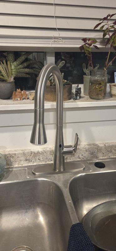 American Standard Aspirations Stainless Steel Single Handle Deck-mount ...