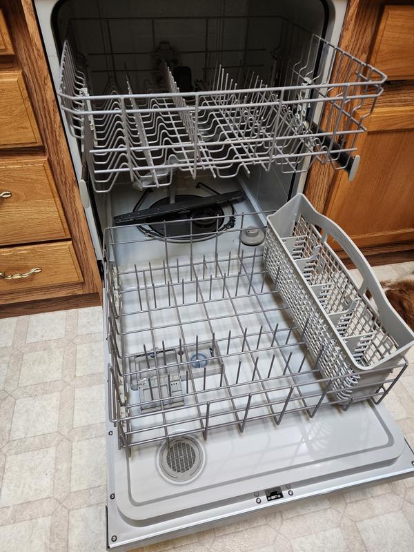 Whirlpool 24-in Front Control Built-In Dishwasher (Stainless Steel ...