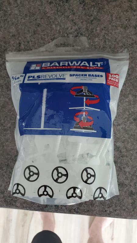 BARWALT 1/8-in Plastic Straight Tile Spacer and Leveling System 100 ...