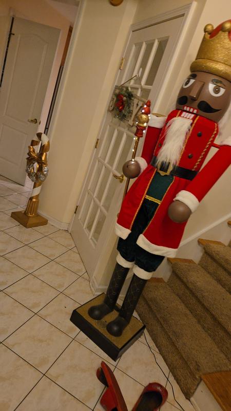 Holiday Living 7-ft Bluetooth Black Nutcracker Animatronic 93118 at ...