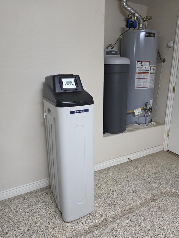 iSpring WCS45KG Whole House Water Softener 45000-Grain Water Softener ...