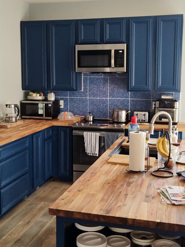 Affinity Tile Indico Cobalto 13-in x 13-in Multi-finish Porcelain ...