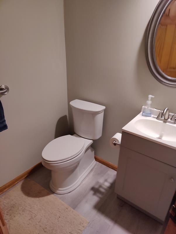 KOHLER Battan The Complete Solution White Elongated Chair Height Soft ...