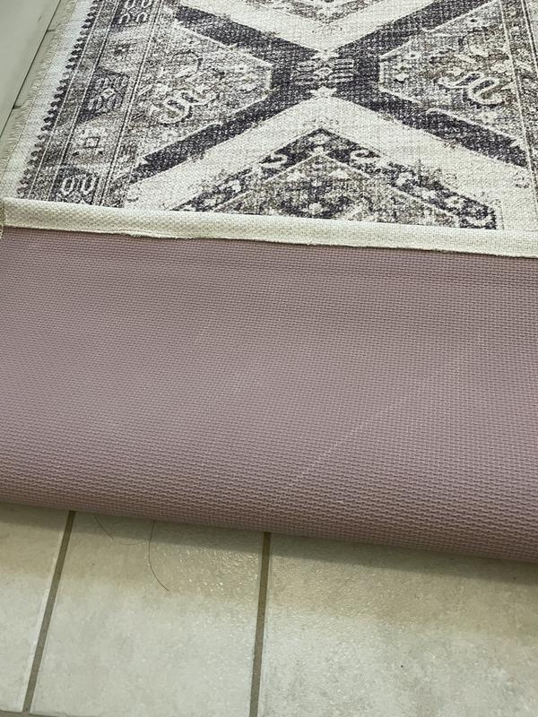 allen + roth 2 X 7 (ft) Grey Brown Indoor Distressed/Overdyed Machine ...