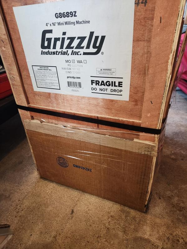 Grizzly Milling Machine 4.5-Amp Variable Bench Drill Press G8689Z at ...