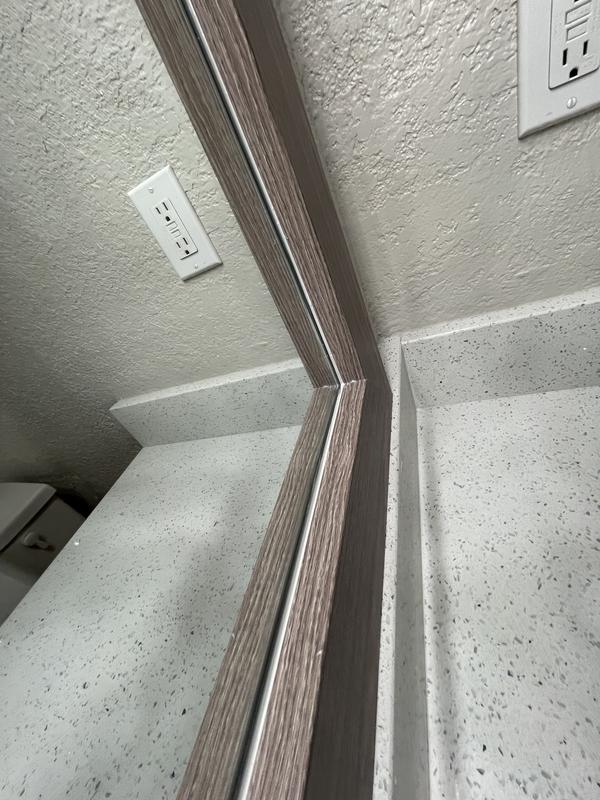 Gardner Glass Products 30-in W x 36-in H White Mdf Modern/Contemporary ...