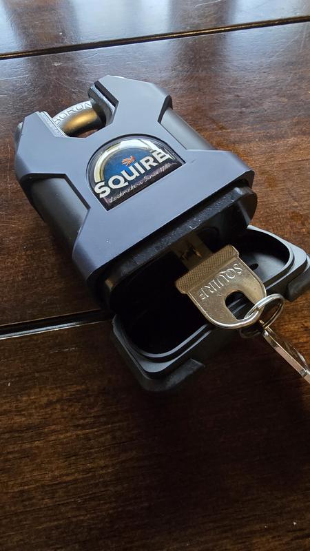 Squire Locks Stronghold Keyed Padlock, 2-9/16-in Wide x 3/4-in Shackle ...