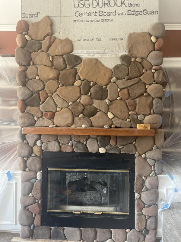 Synthetic River Rock Panels