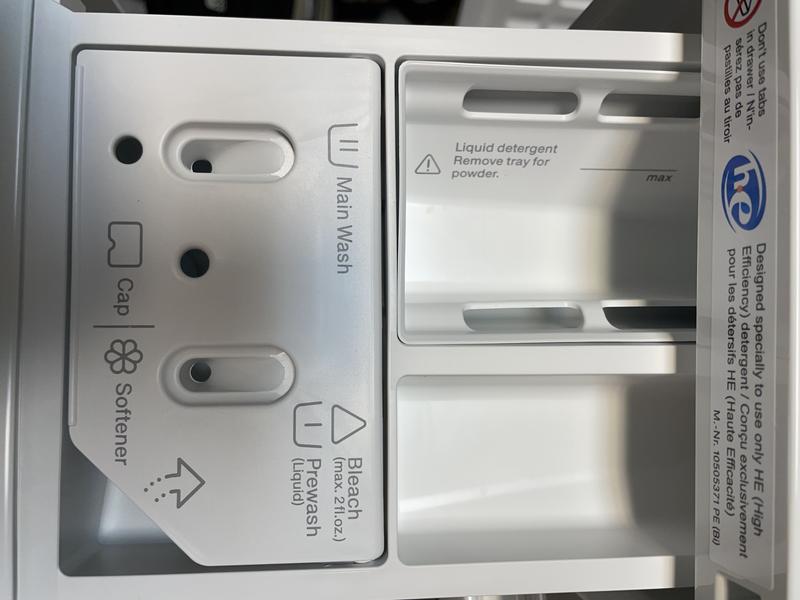 Miele W1 Series 2.26-cu ft High Efficiency Stackable Steam Cycle Smart ...