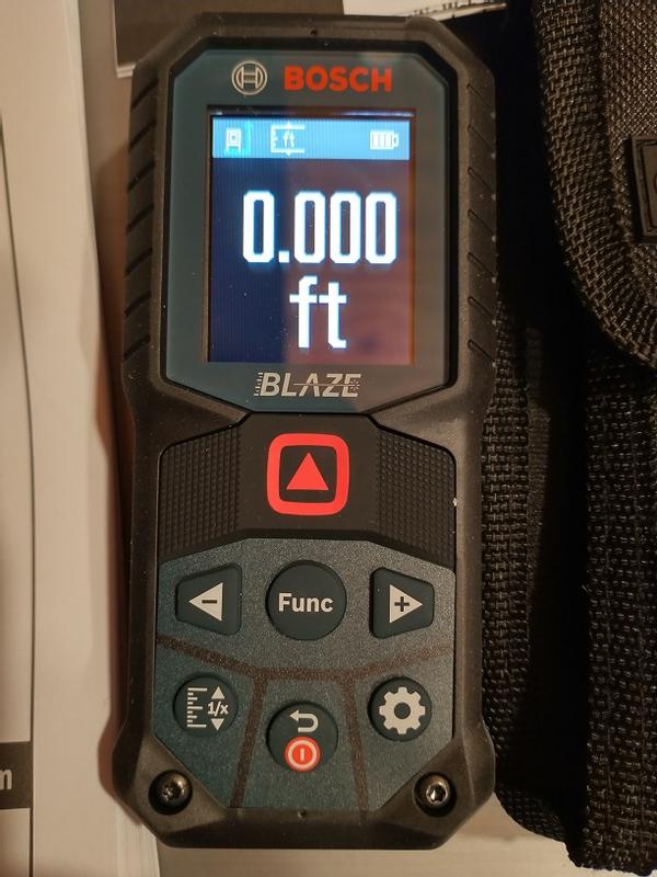 Shop Bosch BLAZE Red-Beam 165 ft. Laser Distance Measurer with 3.7V Lithium-Ion Battery at Lowes.com