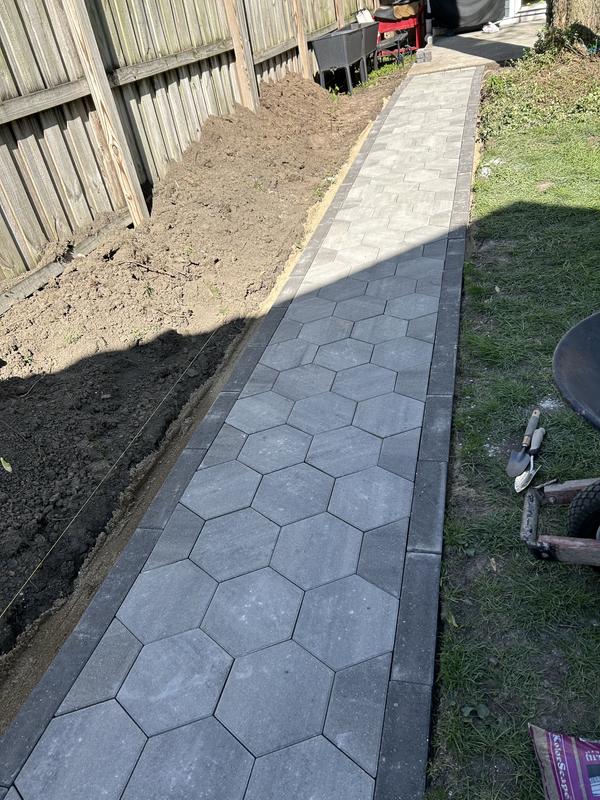 Oldcastle 12-in L x 10-in W x 2-in H Hexagon Rio Blend Concrete Patio ...