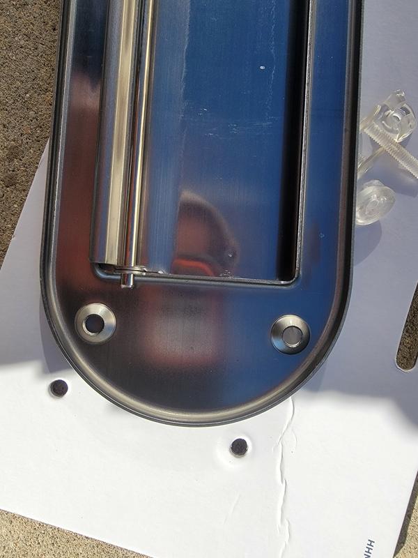 Franklin Brass Brushed Gold Mail Slot (Mounting Hardware Included) in ...