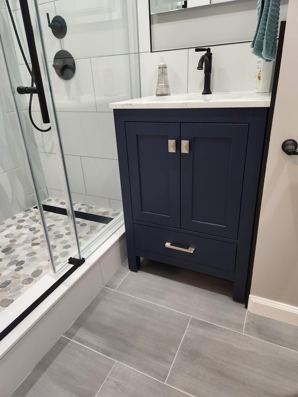 Eviva London 60-in Espresso Undermount Double Sink Bathroom Vanity with ...