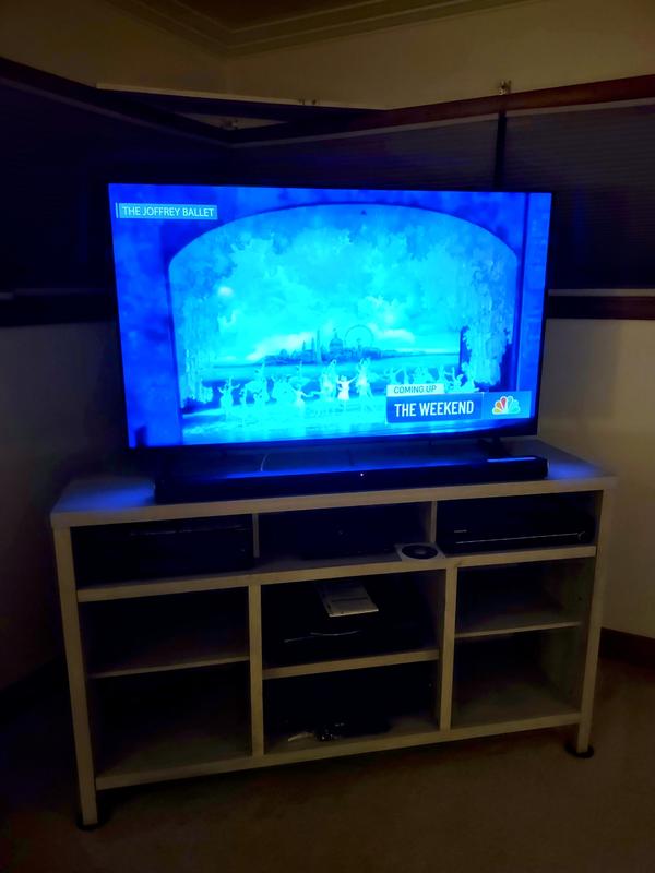 allen + roth Transitional Light Chestnut Tv Cabinet (Accommodates TVs ...