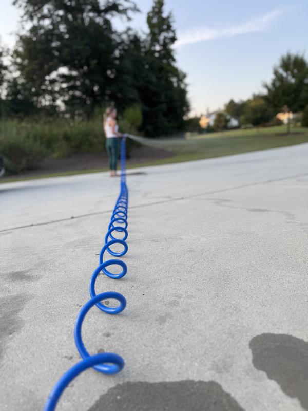 AVAGARD 3/8-in x 25-ft Heavy -Duty Kink Free Vinyl Blue Coiled Hose in ...