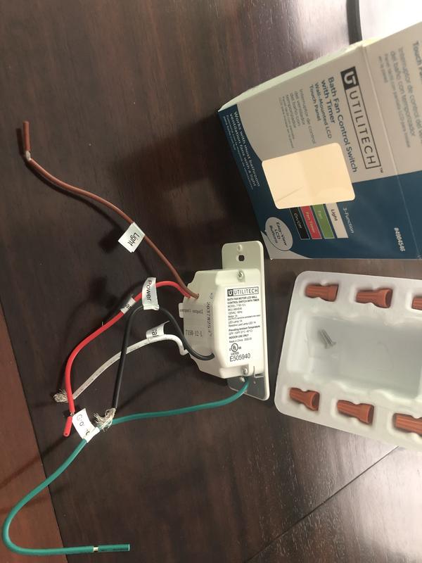 Utilitech Plastic Replacement Bath Fan Switch 7150-12-L at Lowes.com
