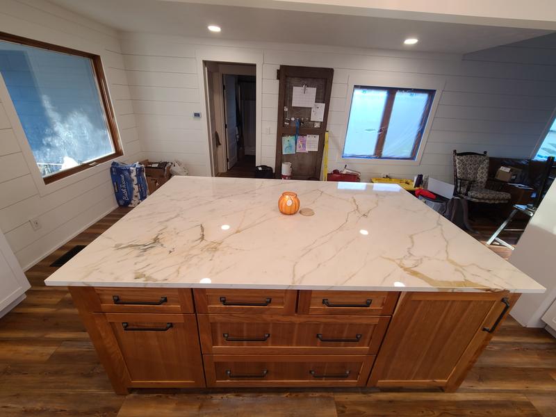 Derivati Paragon Ultra Compact Surface White Kitchen Countertop SAMPLE ...