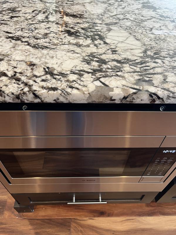 Bosch 300 Series 2.1-cu ft 1000-Watt 24.37-in Built-In Microwave ...