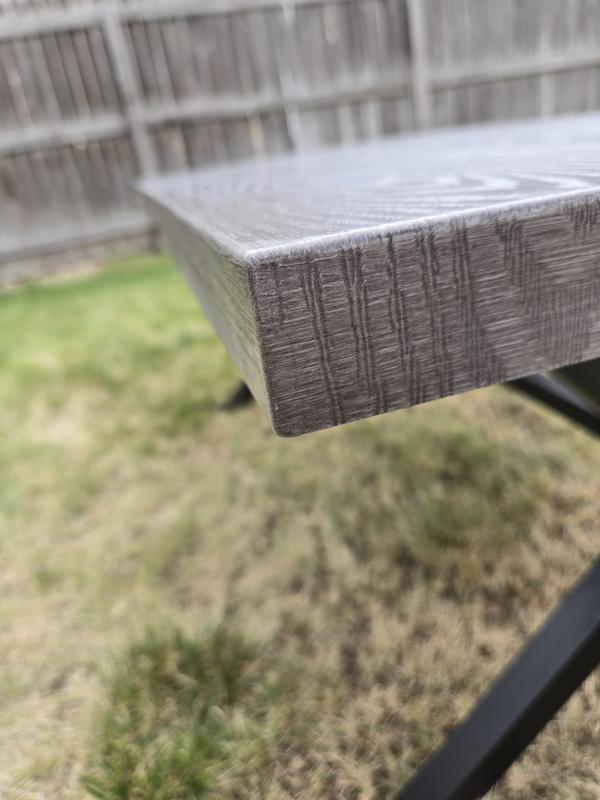 Shop allen + roth Caledonia 7-Piece Patio Dining Set with Cream ...