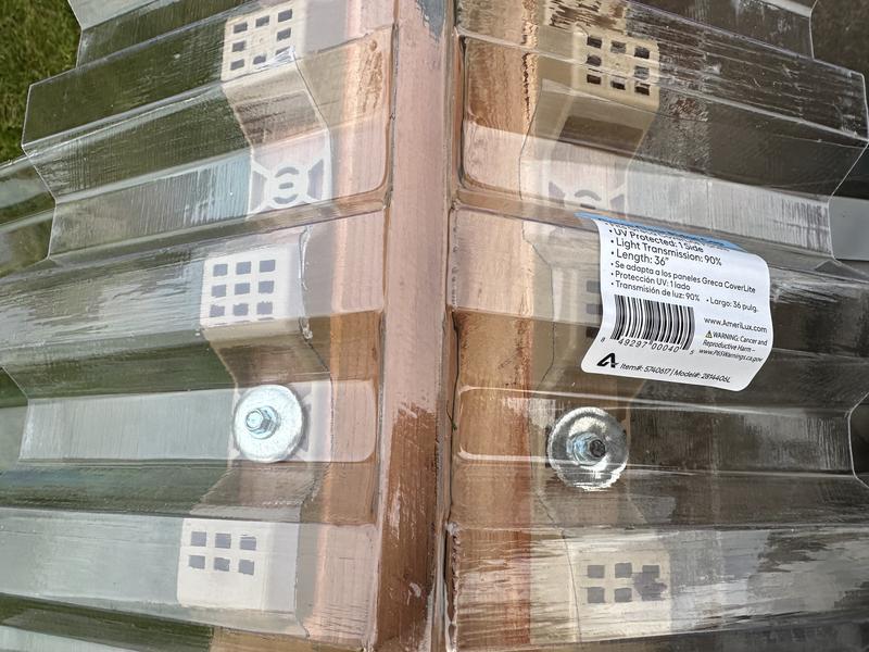 AmeriLux International CoverLite 12-in x 36-in Polycarbonate Roof Panel ...