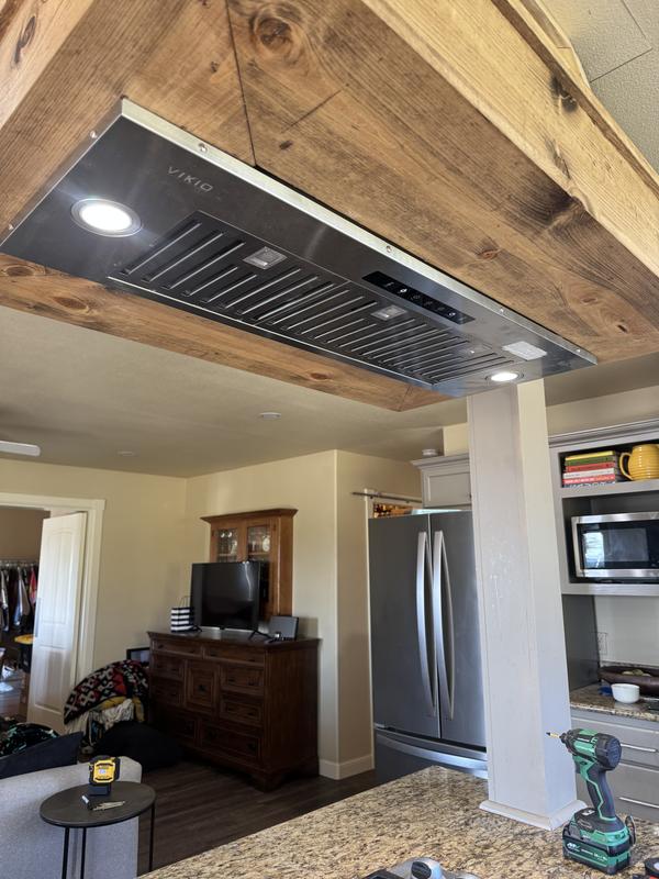 iKTCH 36-in Convertible 600-CFM Stainless Steel Insert Under Cabinet ...