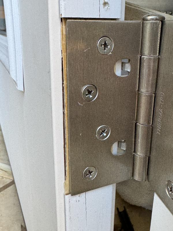 Therma Tru 36-in x 80-in x 4-9/16-in Fiberglass Full lite Left-hand ...