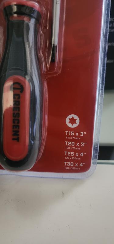 Crescent 4-Piece Torx Screwdriver Set CTSET4PC at Lowes.com