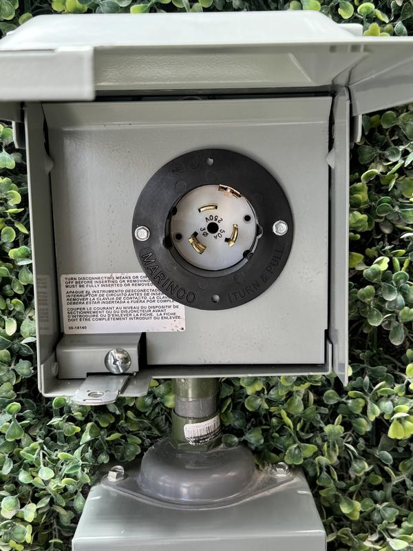 AC WORKS AC Connectors CS8375 Male Inlet Assembly 50-Amp 250-Volt NEMA ...