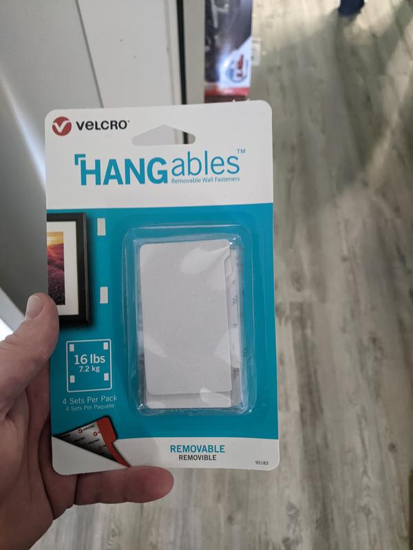 VELCRO Brand Hangables Removable Wall Fasteners 3 In. X 1-3/4 In ...