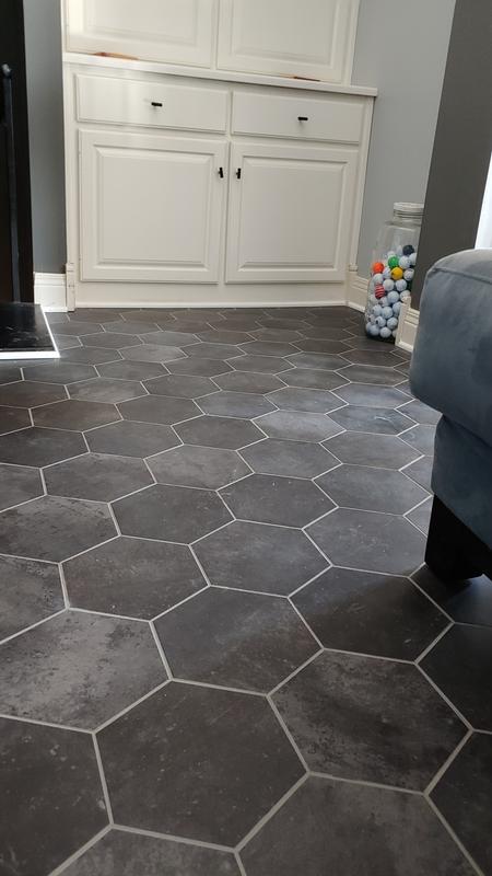 Black Hexagon Vinyl Flooring – Flooring Guide by Cinvex