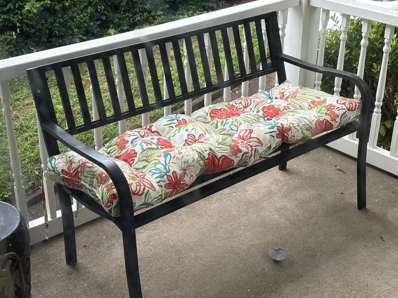 Greendale Home Fashions 18-in x 51-in Baltic Patio Bench Cushion OC5812 ...