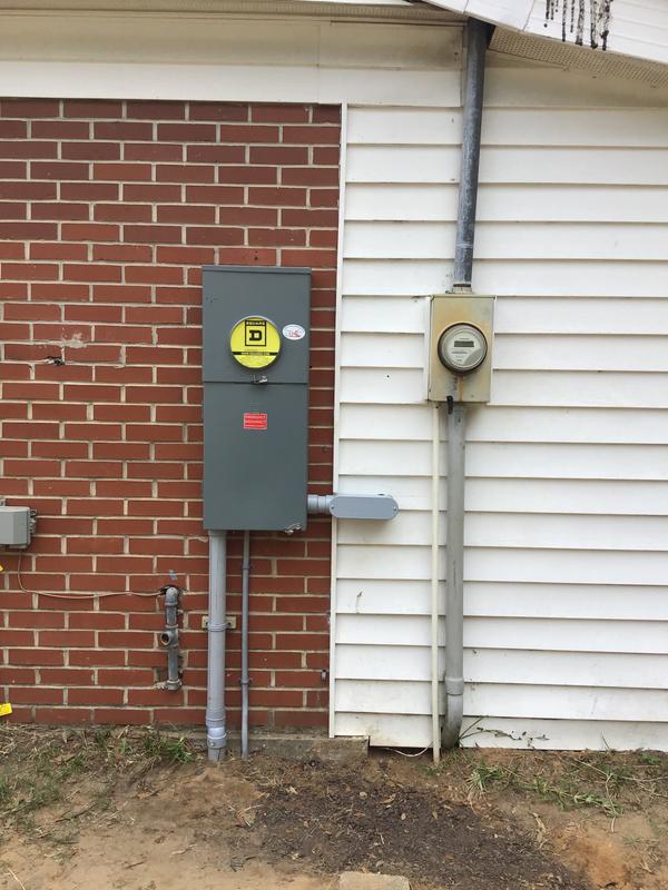Square D 200-Amp 12-Spaces 12-Circuit Outdoor Main Breaker Meter Combo ...
