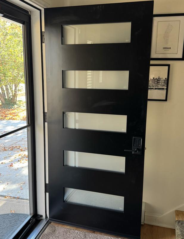 CALHOME 36-in x 80-in x Fiberglass Universal reversible Gray Painted ...