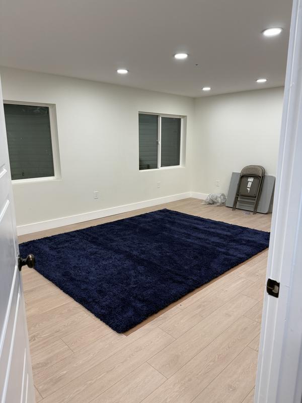 Safavieh Milan Shag 8 x 10 (ft) Loomed Polypropylene Dark Gray ...