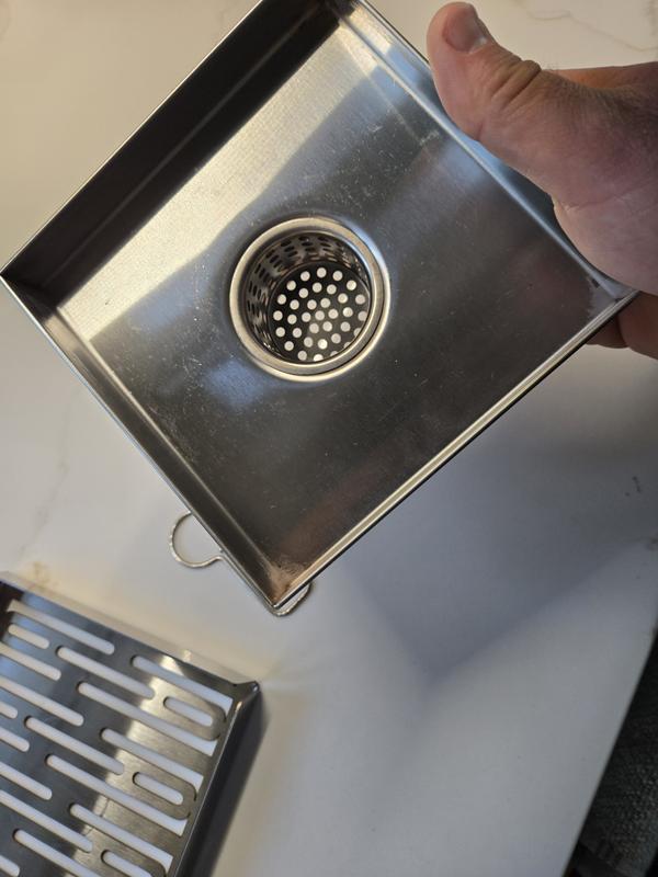 BWE 32 In. Stainless Steel Linear Shower Drain with Slot Pattern Drain ...