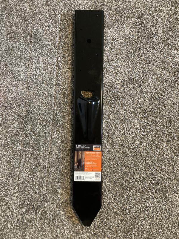 Simpson Strong-Tie E-Z Mender 28-in x 28-in Powder Coating, Black Steel ...