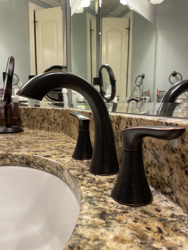 Pfister Weller Brushed Nickel Single hole 1-handle WaterSense Mid-arc ...