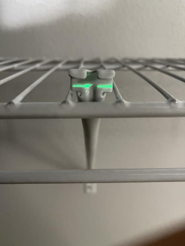 ClosetMaid Fixed Mount 12-Pack 5.5-in x 1.95-in x 18.675-in Steel ...