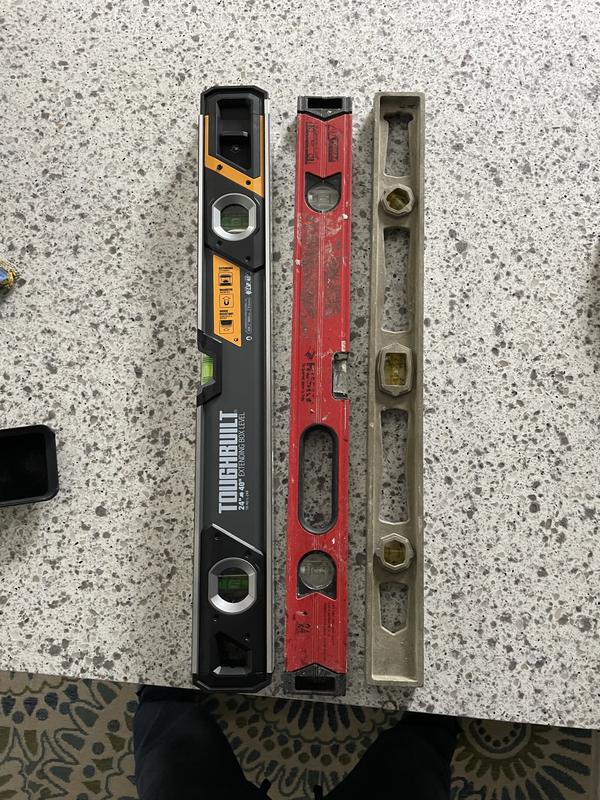 TOUGHBUILT Aluminum 15-in 2 Vial Box Beam Level TB-H2-L-9X at Lowes.com