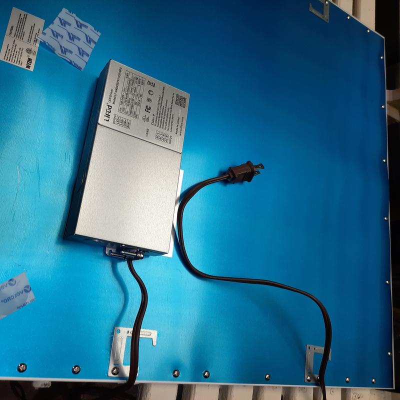 WYZM 10-Pack 2-ft x 2-ft Adjustable Daylight LED Panel Light 2X2-10P-B ...