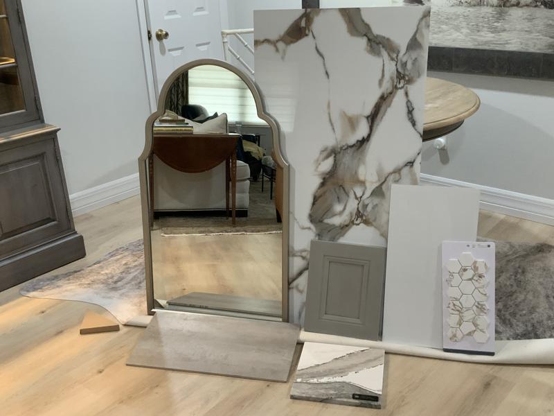 Origin 21 Calacatta Aurous 12-in x 24-in Polished Porcelain Marble Look ...