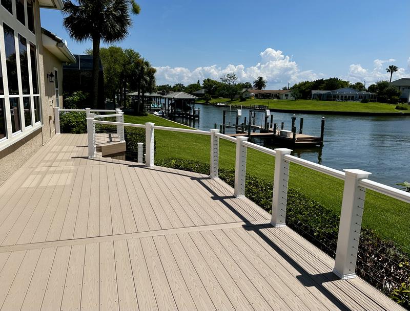 TimberTech 5-in x 5-in x 3-1/2-ft Matte Black Composite Deck Post ...